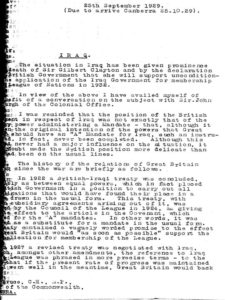Iraq through Australian eyes: Casey-Bruce Correspondence[1] – SEYFO CENTER